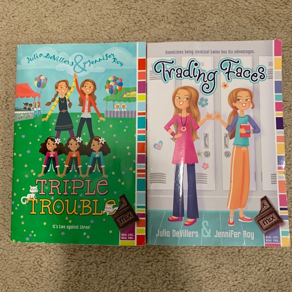 Toys | Trading Faces And Triple Trouble Books | Poshmark